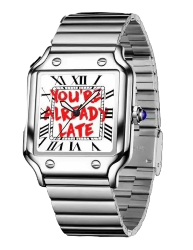 Fresco "Your already late watch"